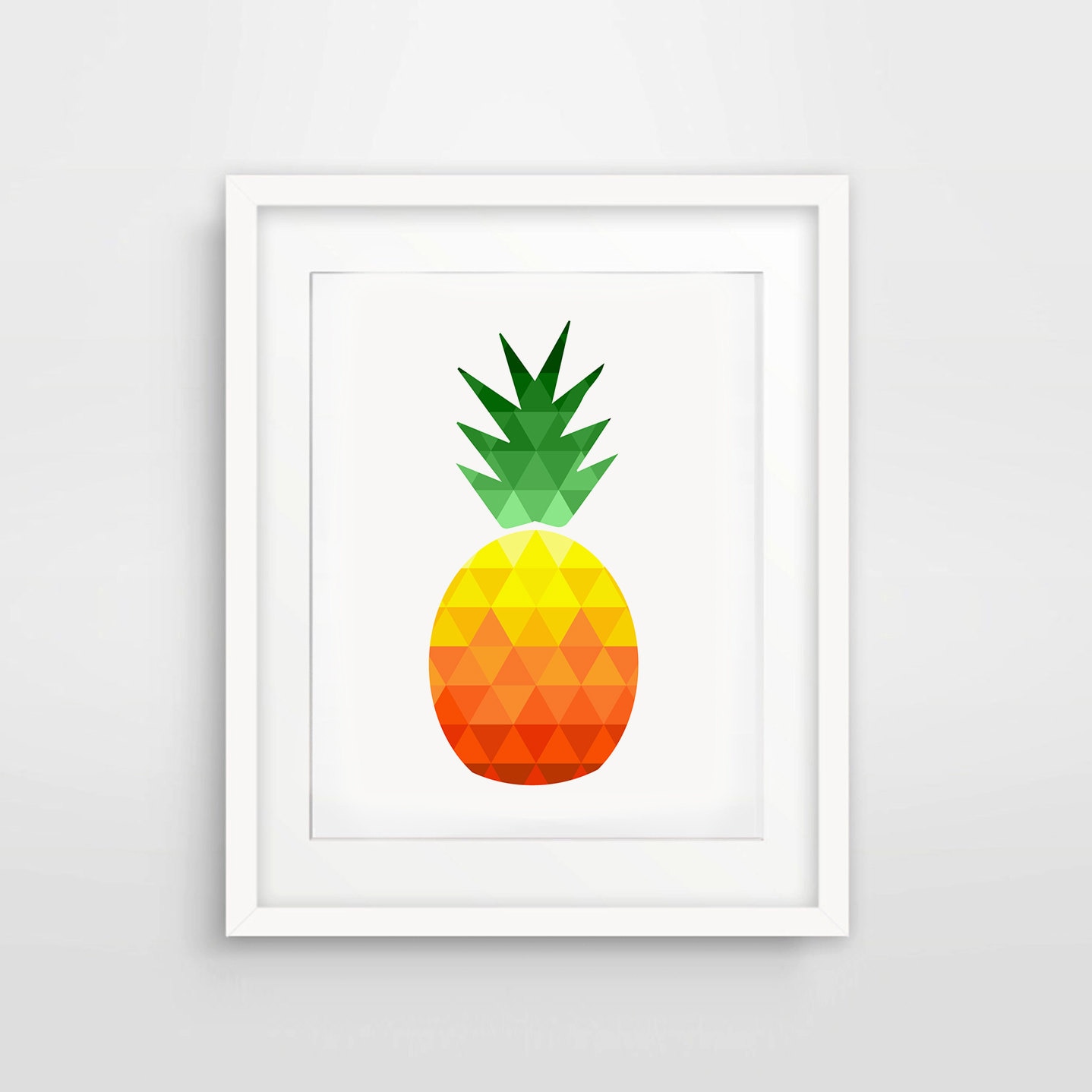 Geometric Pineapple Printable - Etsy