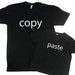 Copy Paste Shirt Set Fathers Day Tees Father Son Shirts - Etsy