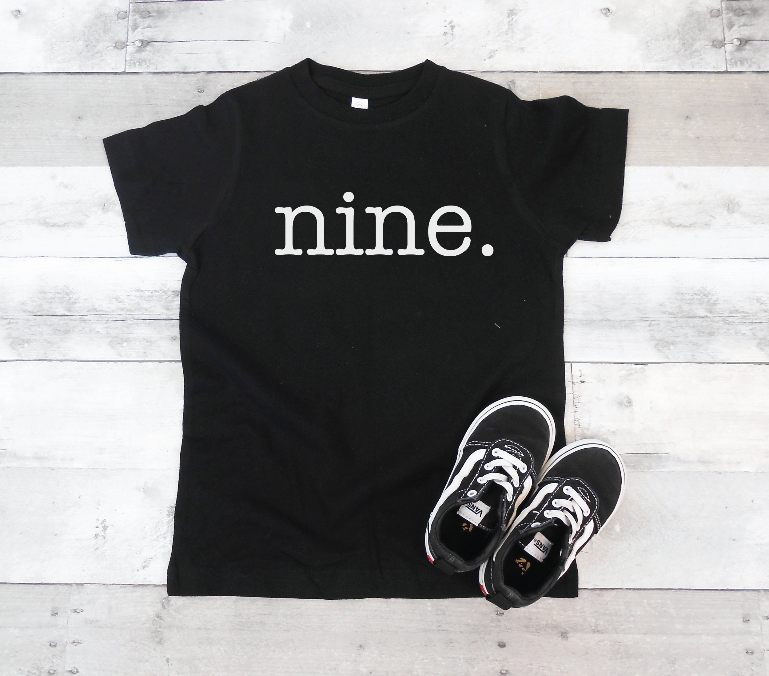 Nine Shirt 9th Birthday Shirt 9th Birthday Shirt Cute Nine - Etsy