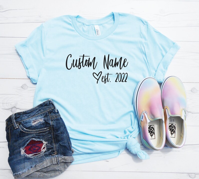 Custom Name Est Shirt Grandma Est Custom Year T-shirt New - Etsy