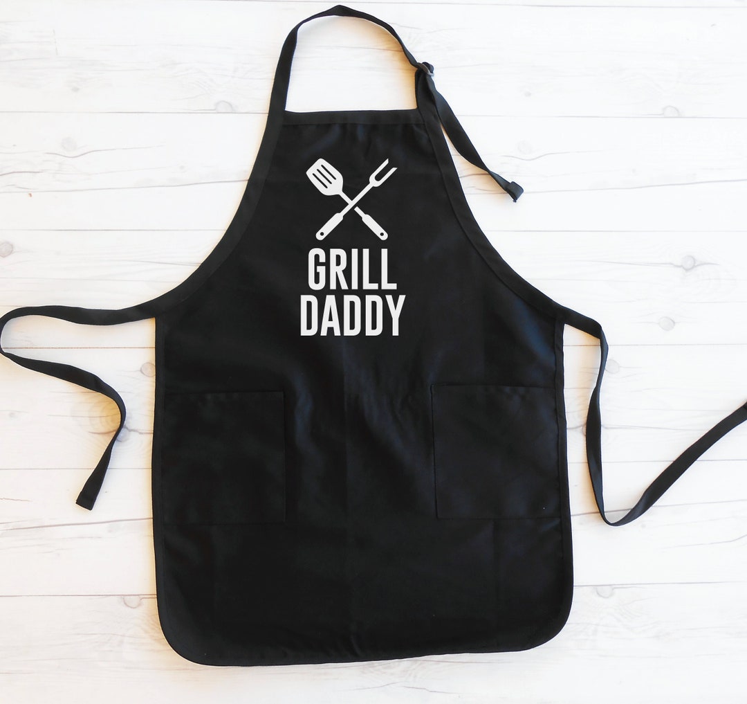 Grill Daddy Apron, Funny Dad Apron, Father's Day Apron, Father's Day ...