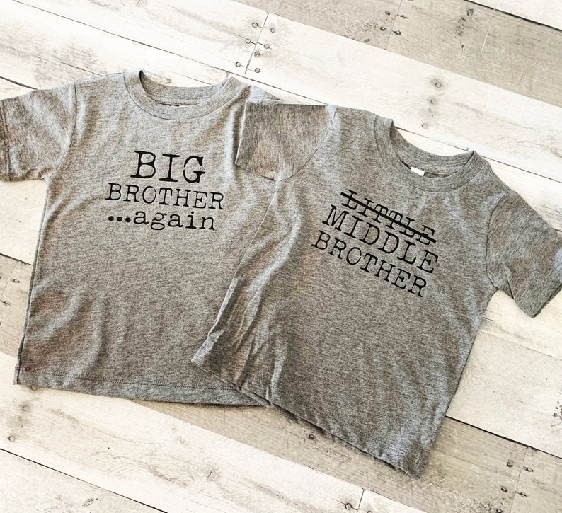 Matching Brother Shirts Kids Brother Shirts Big Brother - Etsy