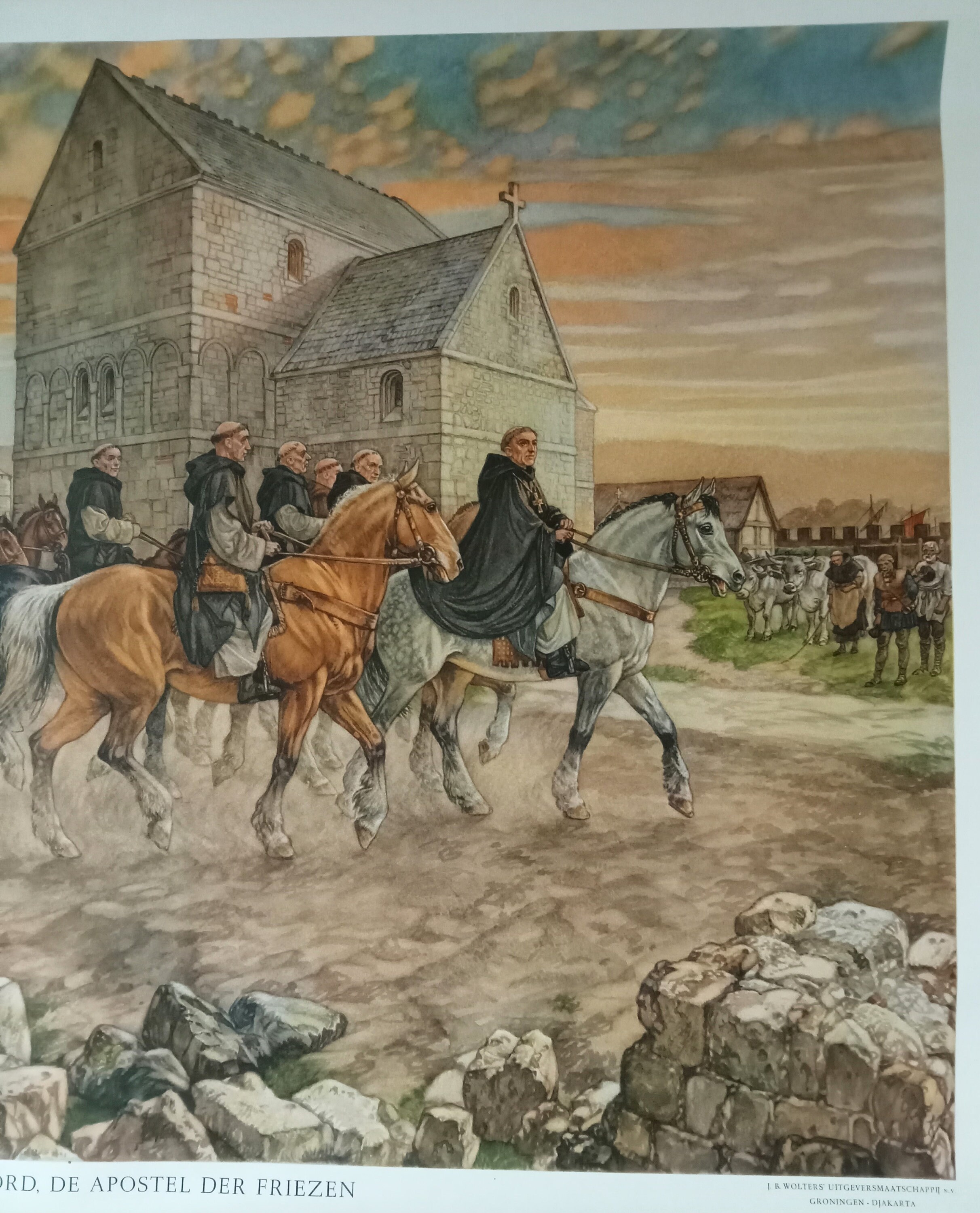 Pull Down Chart Vintage School Chart Religious Antique Religious Chart ...