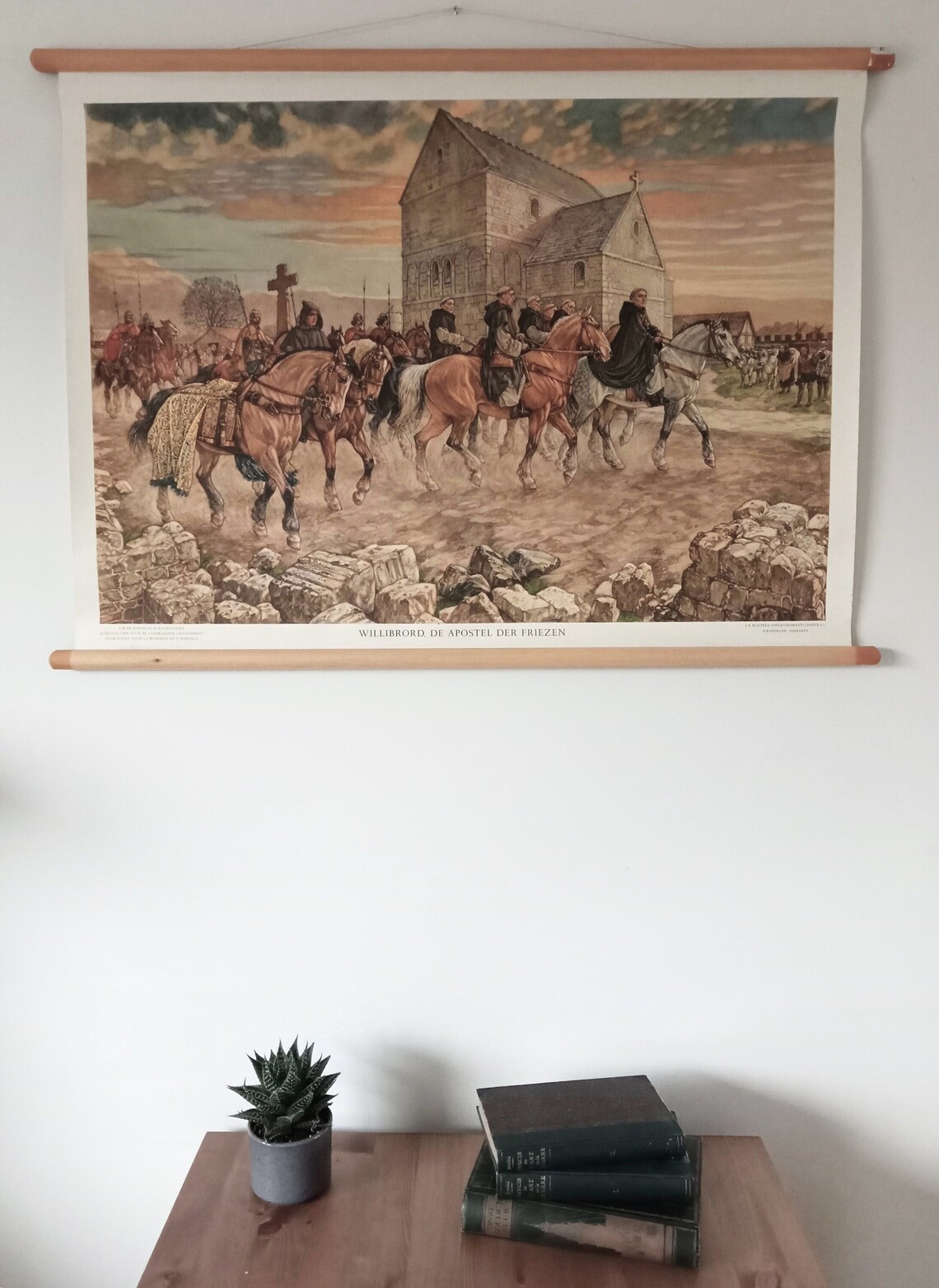 1954 - Pull Down Chart - Vintage School Chart - Religious Antique ...