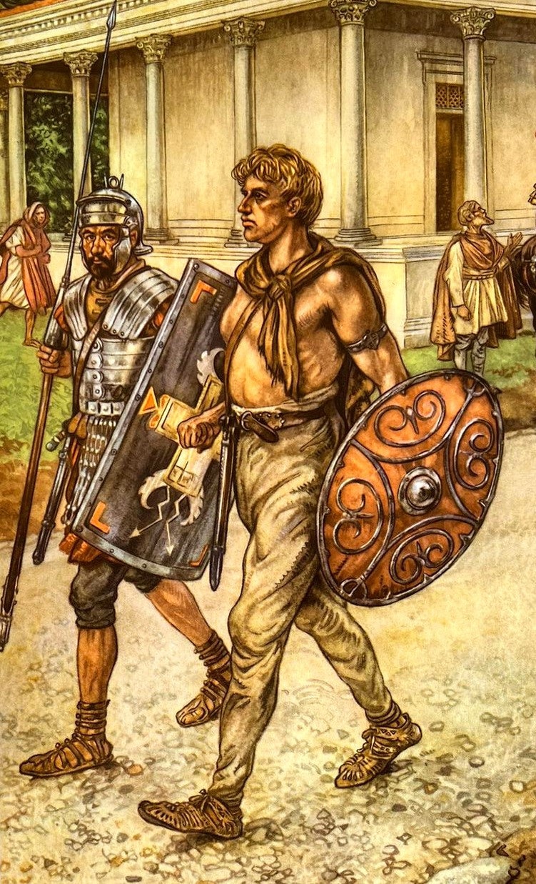 1968 Roman Empire Pull Down Chart Vintage School Chart Antique Poster ...