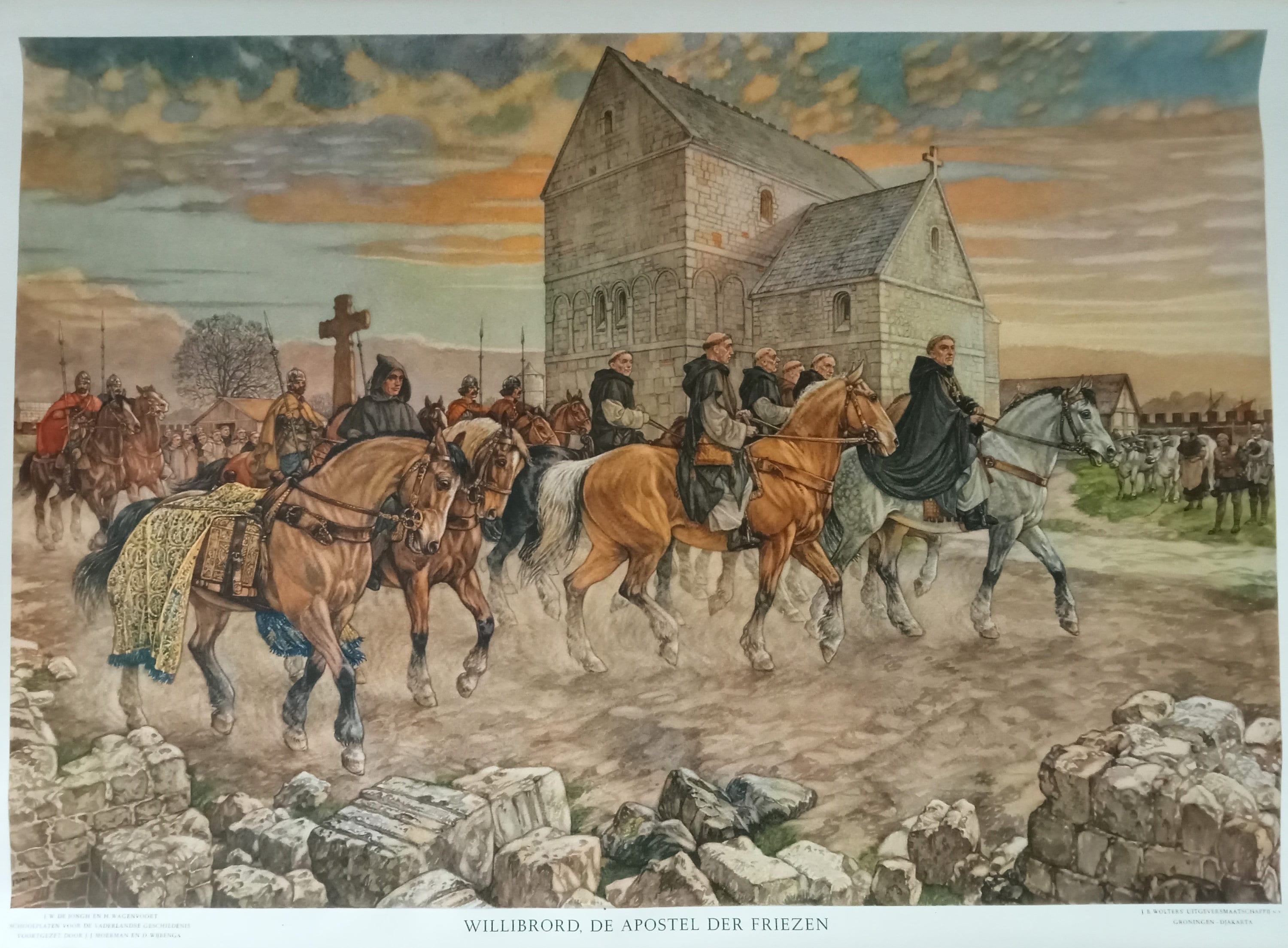 Pull Down Chart Vintage School Chart Religious Antique Religious Chart ...