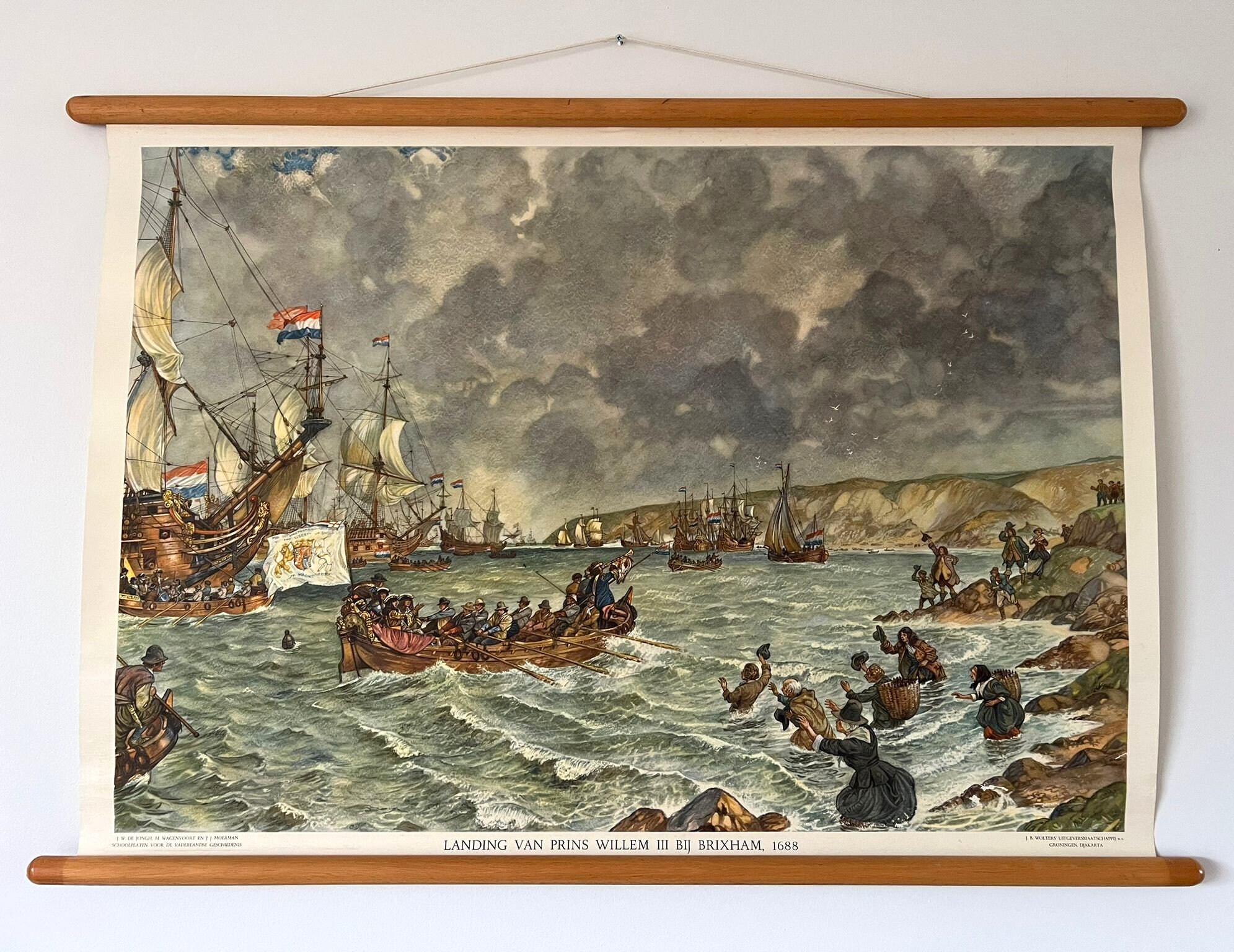 1953 Pull Down Chart - Historical Chart - Vintage Chart - School Chart ...