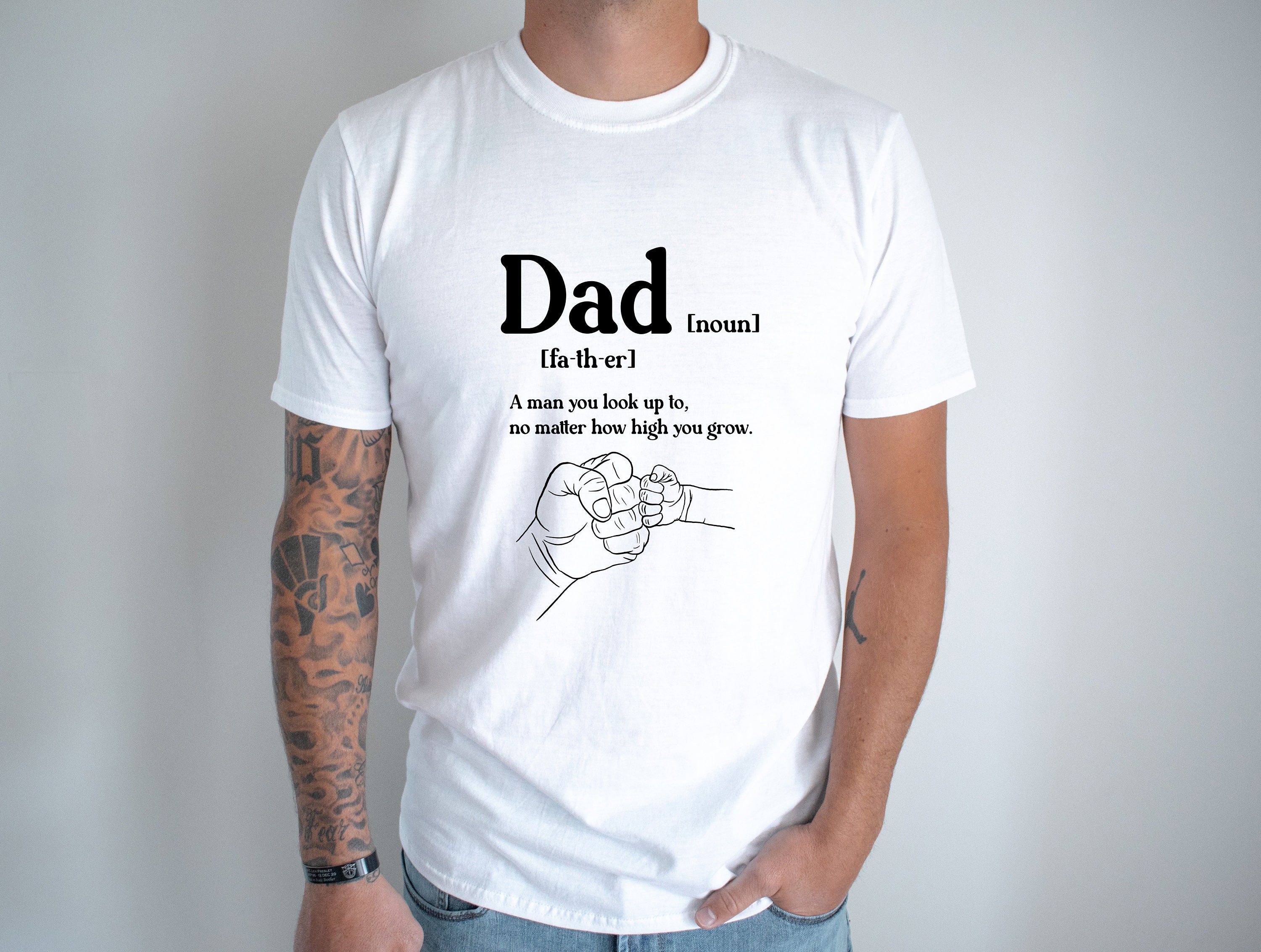 Fathers Day Gift, Father's Day Touching T-shirt, Dad Definition Shirt ...