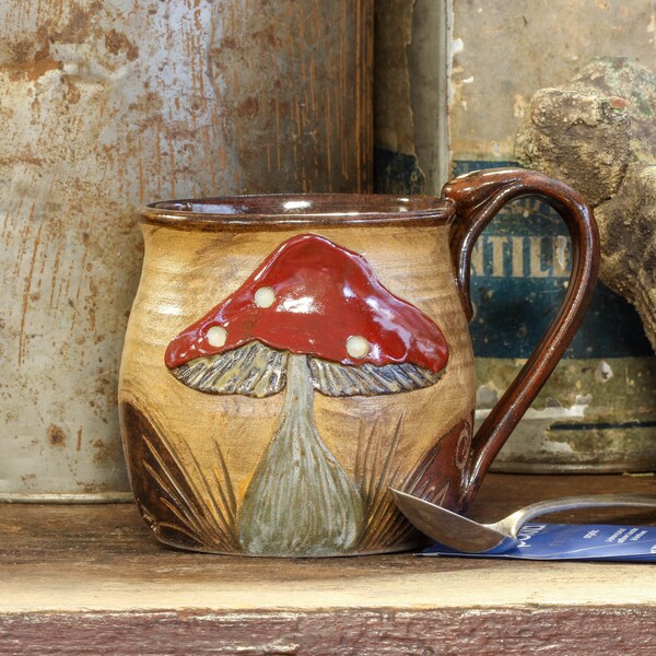 Pottery Mushroom - Etsy