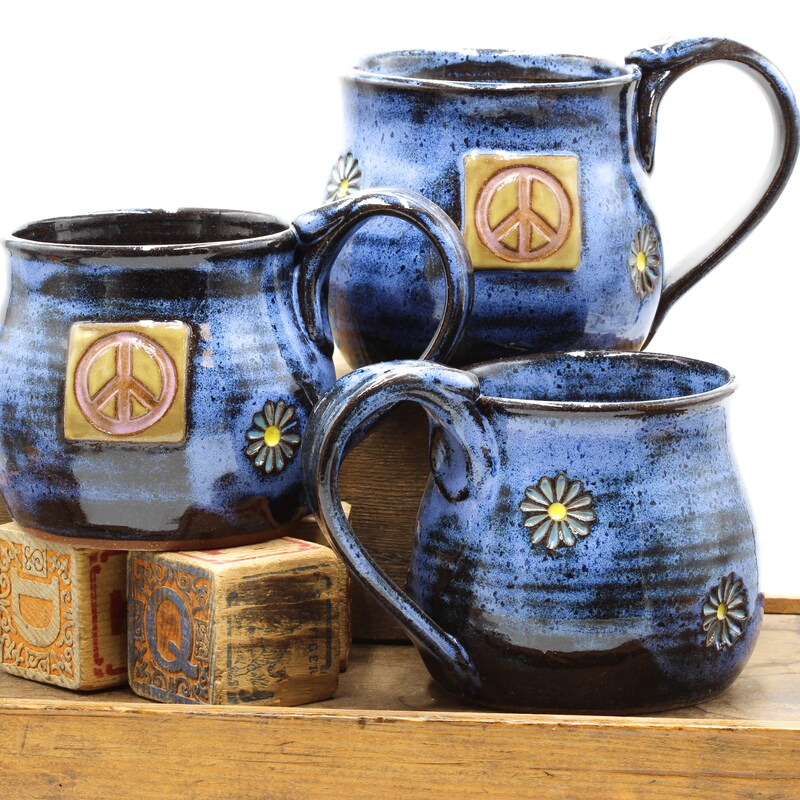 Pottery Peace Sign - Etsy
