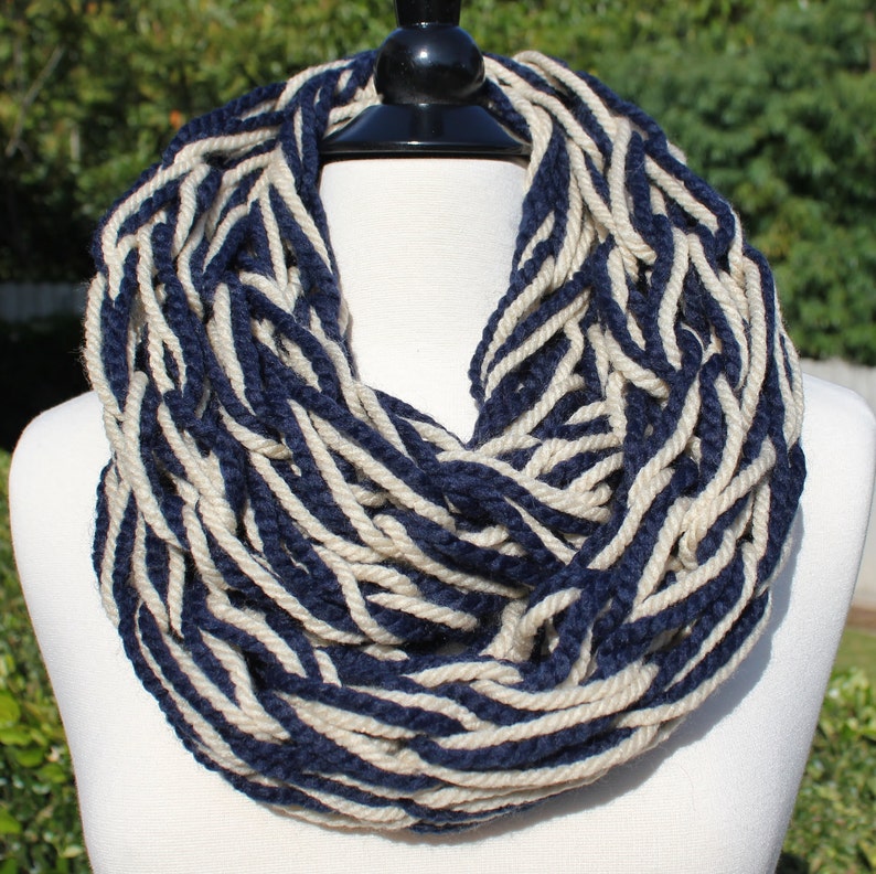 Notre Dame Pittsburgh Team Spirit Double Loop Arm Knit Infinity Scarf ...
