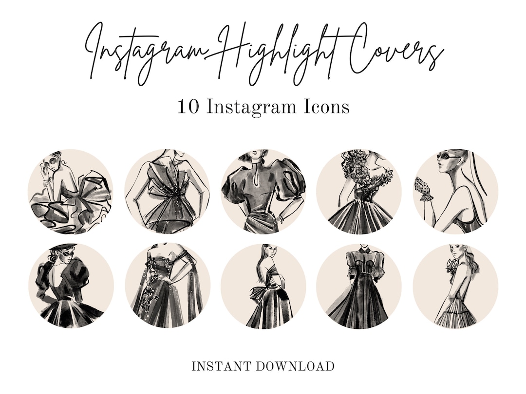 10 Fashion Highlight Covers | Instagram Highlight Covers | Fashion ...