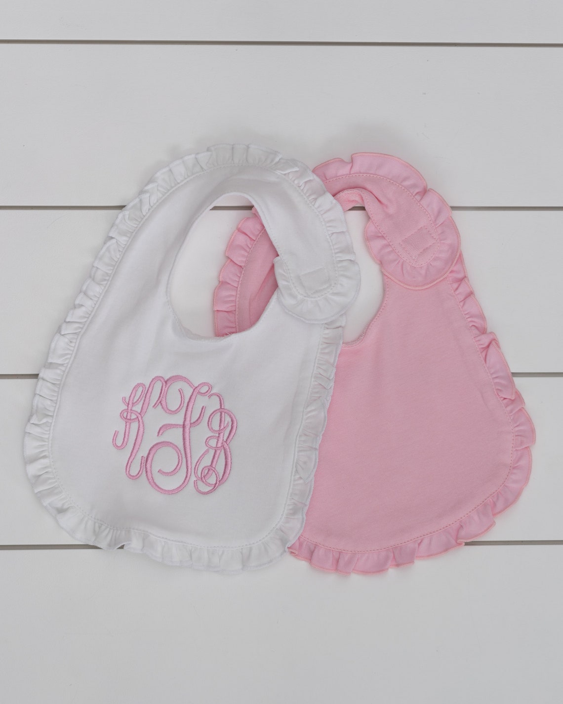 Monogram Bib // Personalized Bib - Etsy