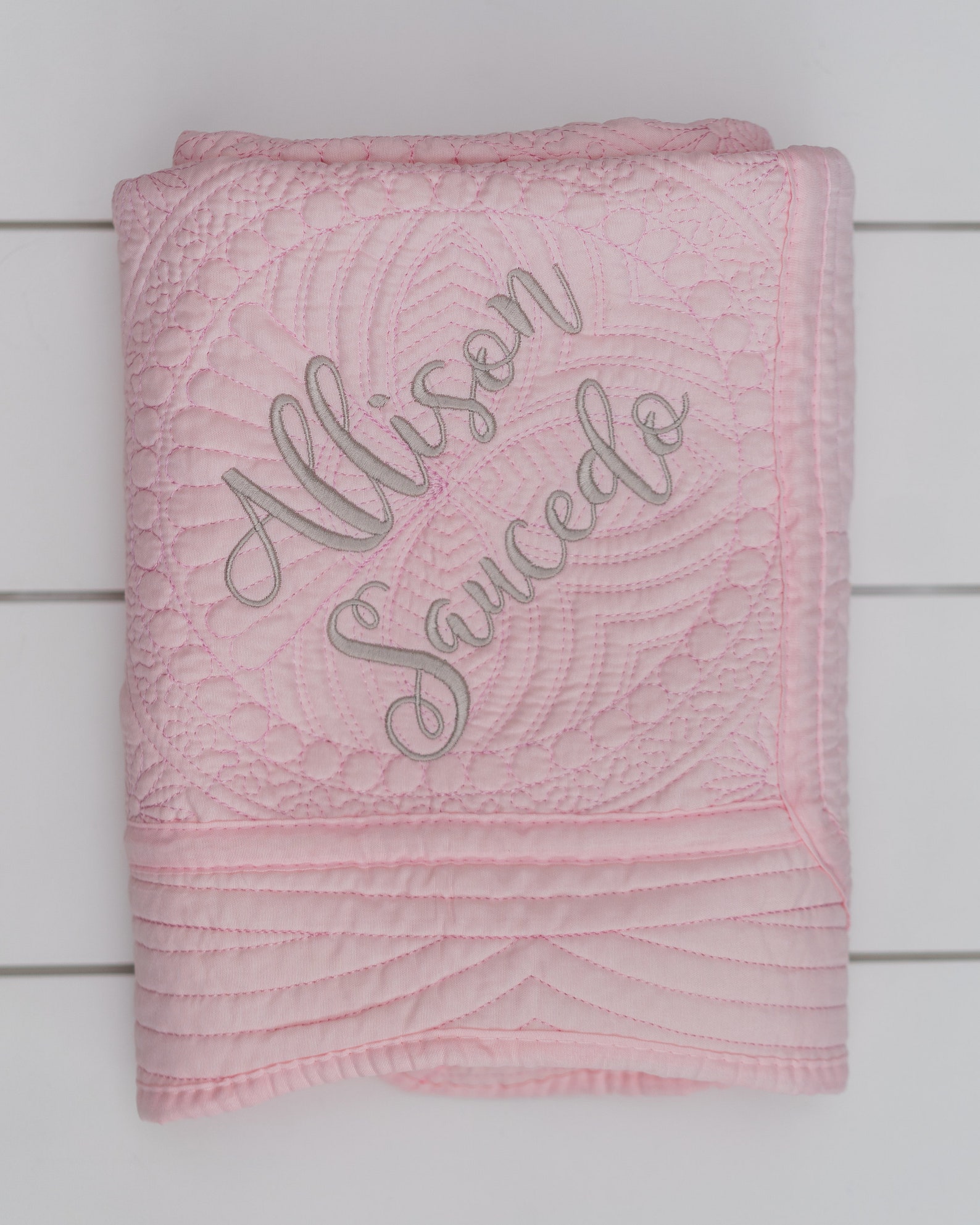 Monogrammed Baby Quilt // Personalized Baby Quilt | Etsy