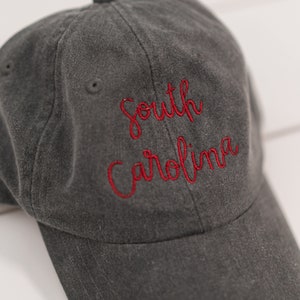 South Carolina Hat // State Hat - Etsy