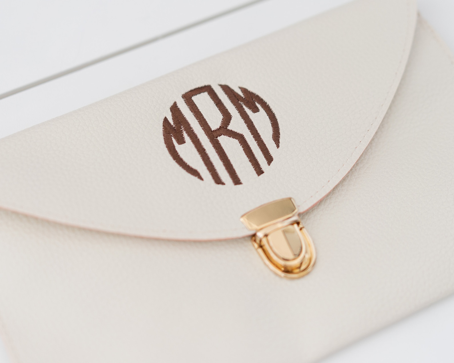 Monogrammed Envelope Clutch // Monogram Clutch - Etsy