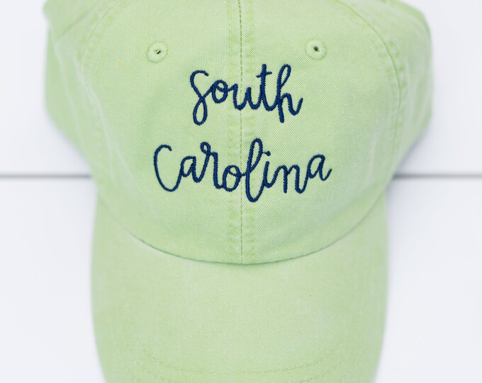 South Carolina Hat // State Hat - Etsy