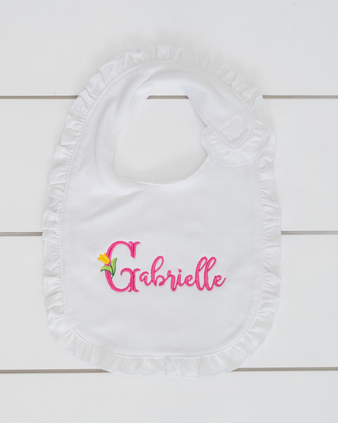 Monogram Bib // Personalized Bib - Etsy