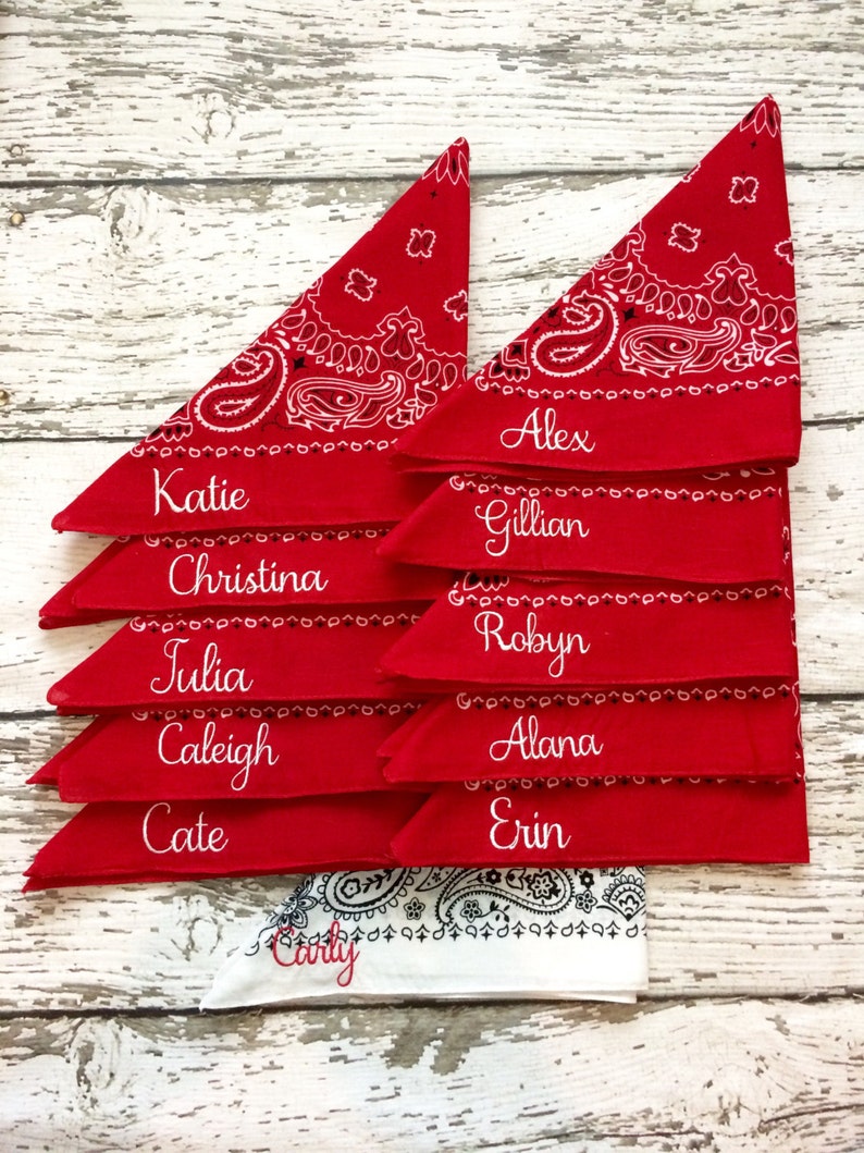 Personalized Bandana // Custom Bandana | Etsy