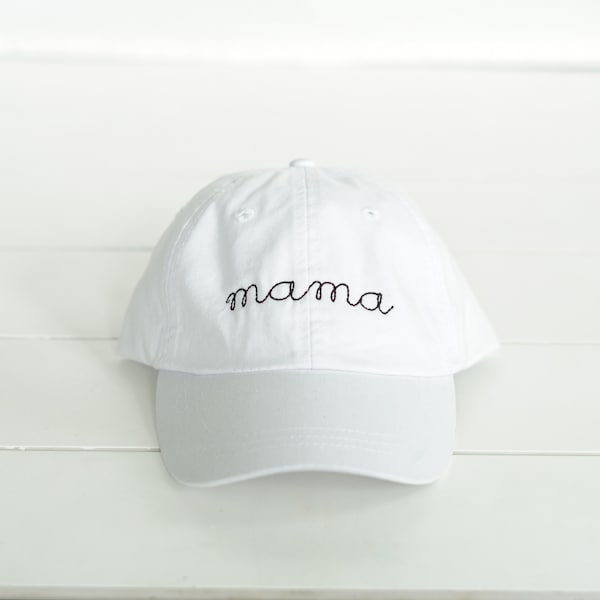 Embroidered Mom Hat - Etsy