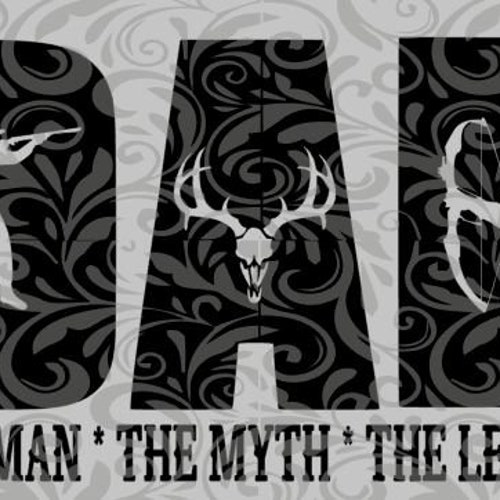 Dad the Man the Myth the Legend SVG PNG Cricut - Etsy