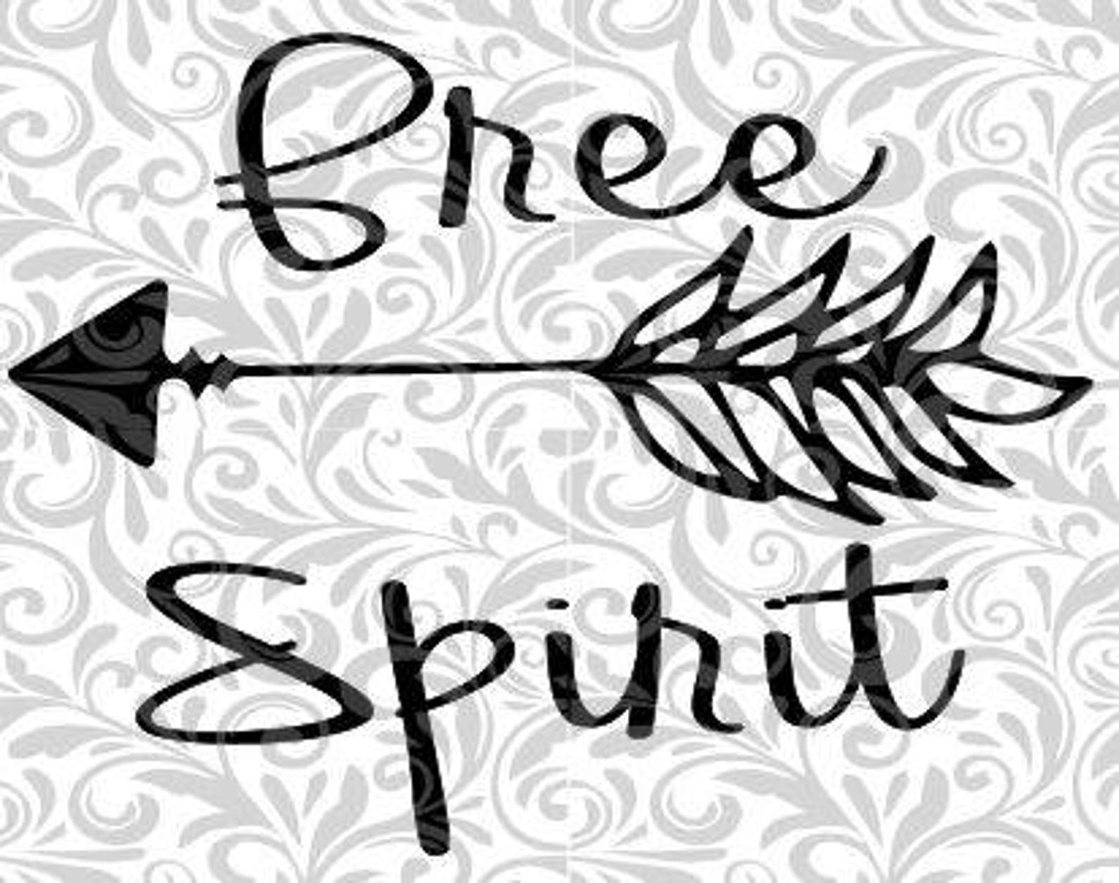 Free Spirit, Arrow, Tribal Cut File, SVG, DXF, EPS - Etsy