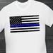 Distressed Flag SVG Thin Blue Line SVG Law Enforcement SVG - Etsy