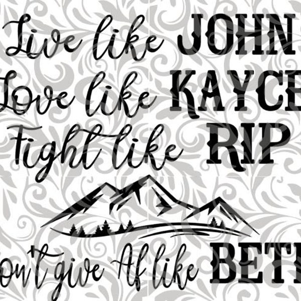 Yellowstone Svg - Etsy