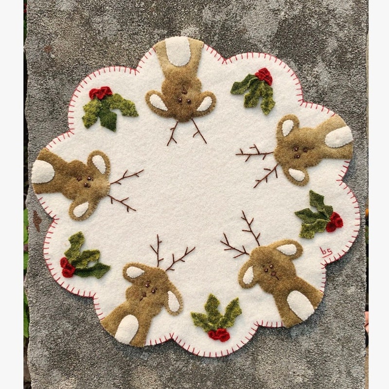 Wool Candle Mat - Etsy