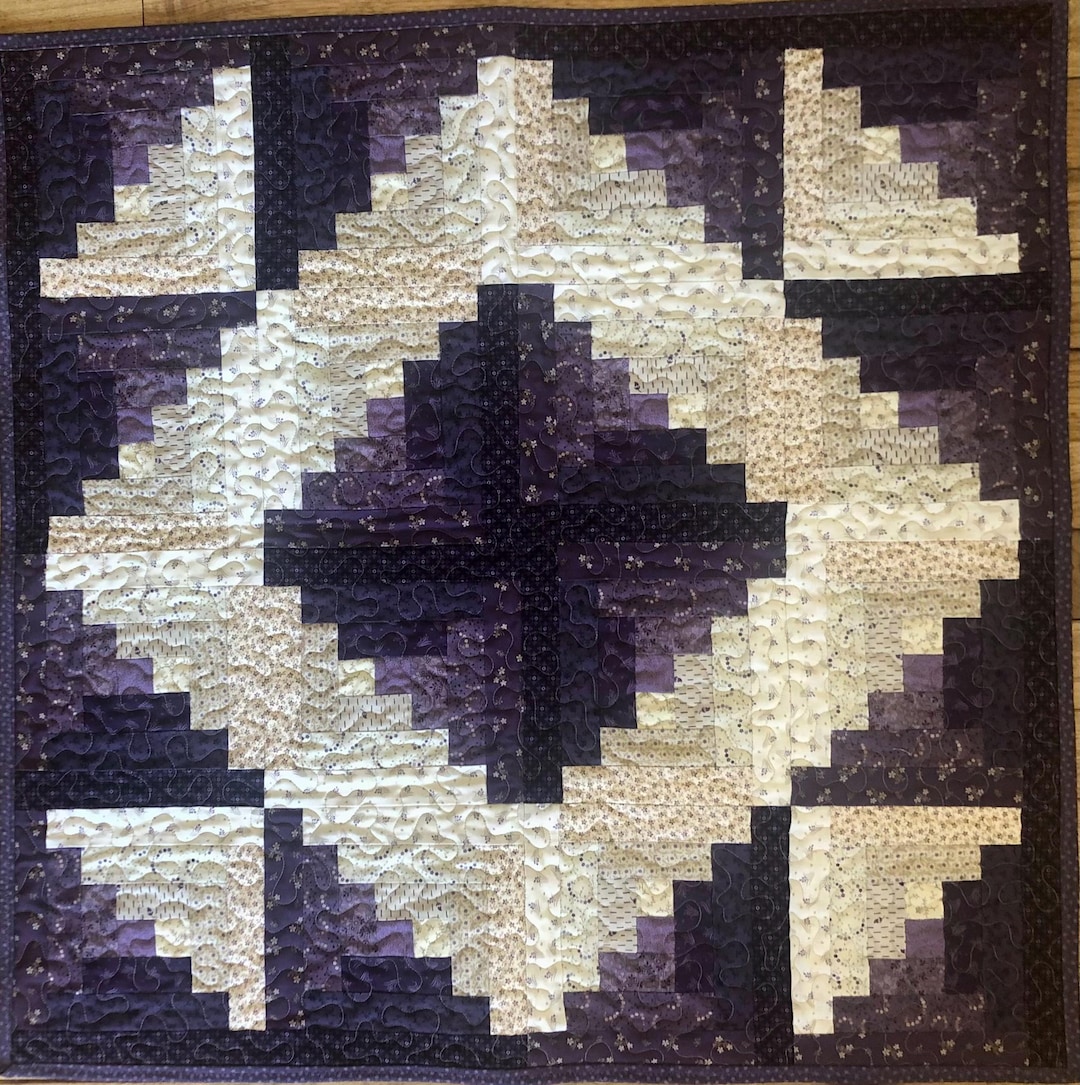 Plumberry Cabins Quilt Kit - Log Cabin Pattern - Etsy