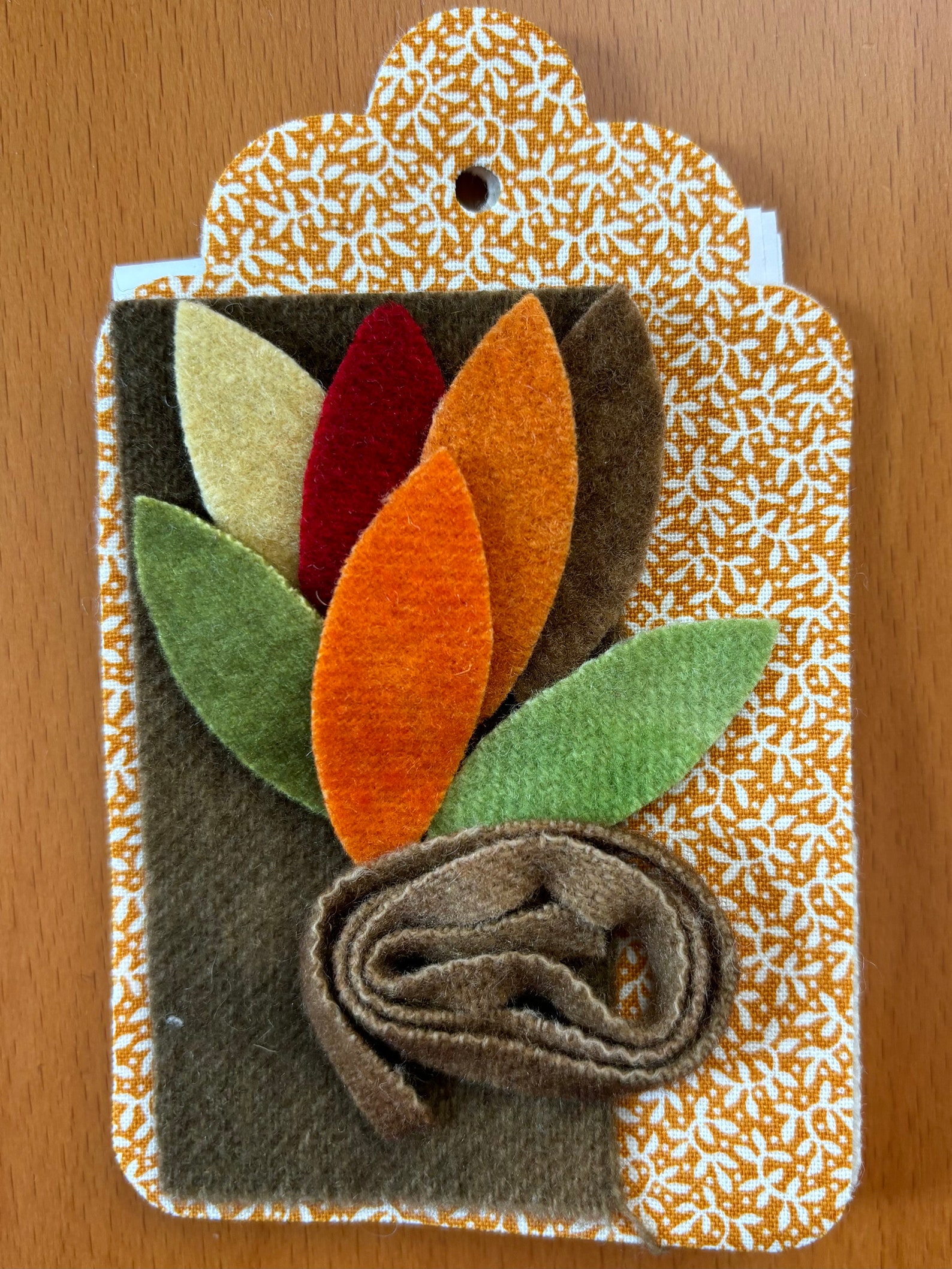 Turkey Wool Tag Kit--wool Appliqué--gift Tag--thanksgiving Decor - Etsy