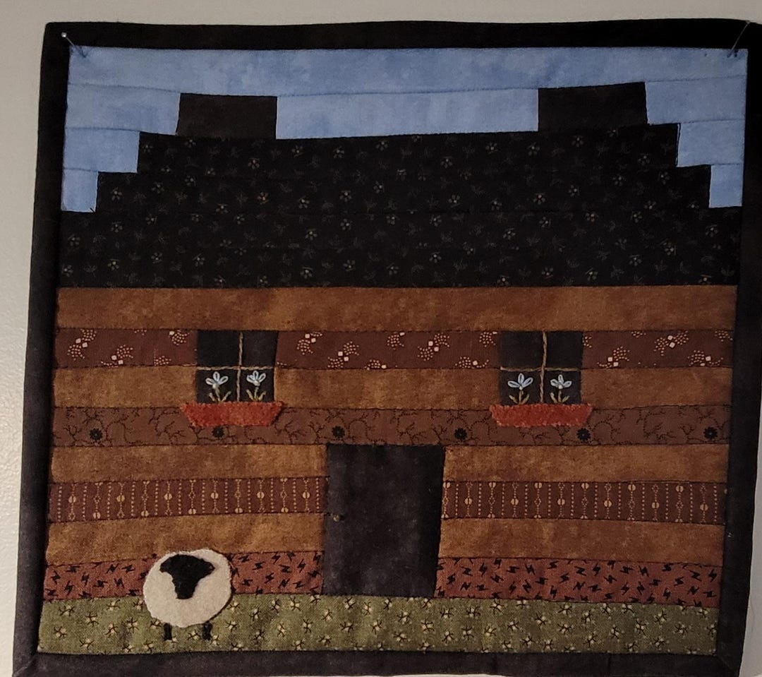 Itty Bitty Log Cabin - Summer - Etsy