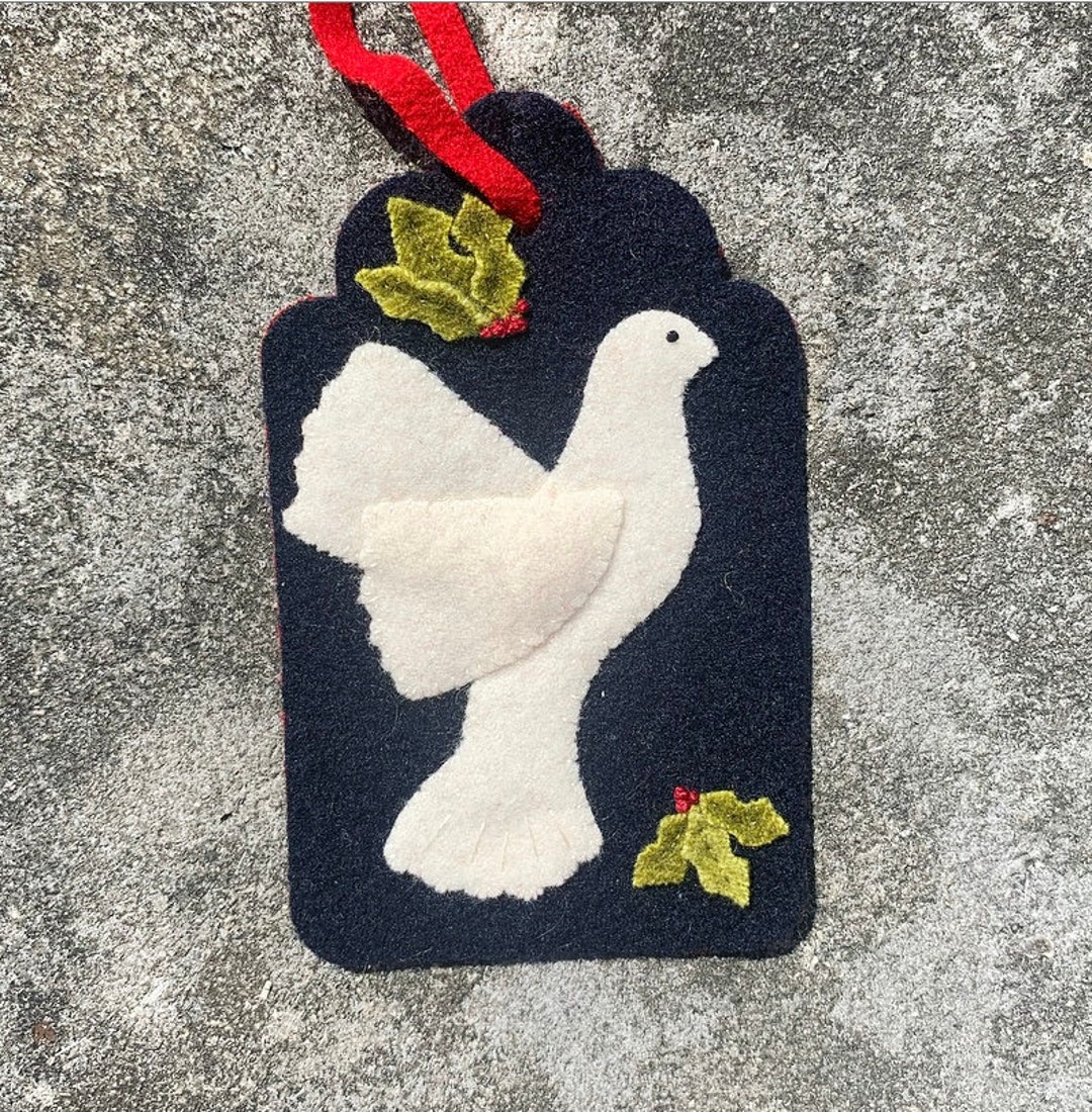 Dove Wool Tag Kit - Hand-dyed Wool - Etsy