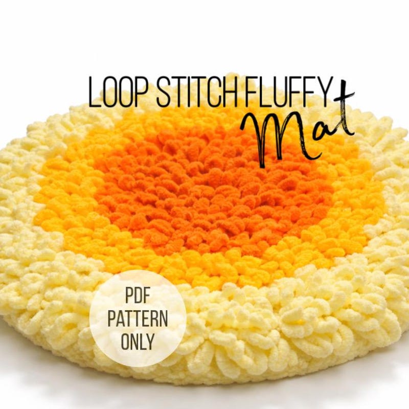 Crochet Loop Mat - Etsy