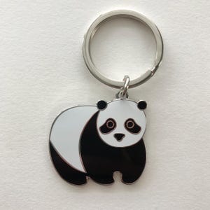 Panda Keyring, Panda Key Chain, Panda Accessory, Panda Gift - Etsy UK
