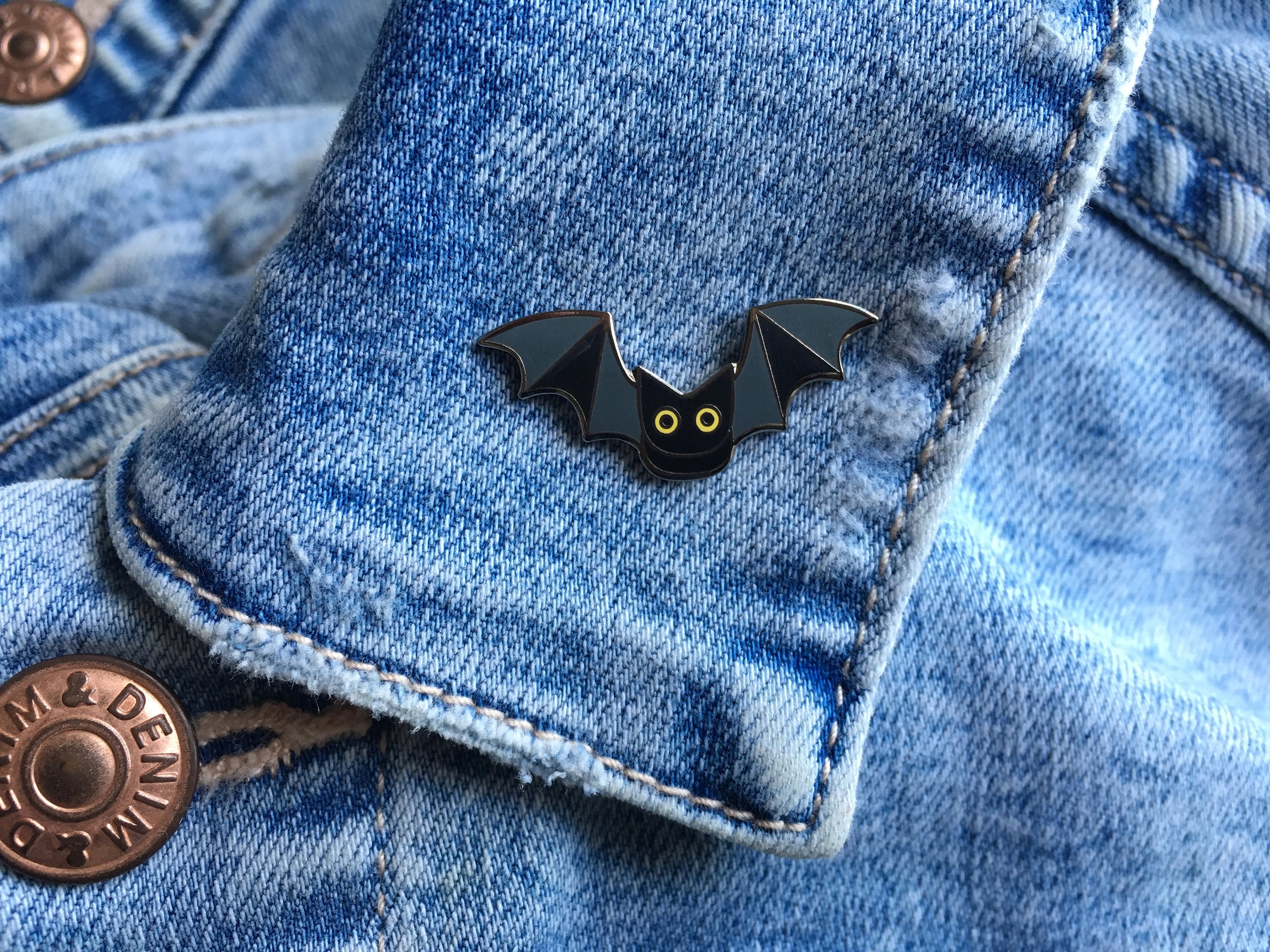Bat Enamel Pin Bat Pin Bat Pin Badge Bat Badge Bat Lapel - Etsy UK