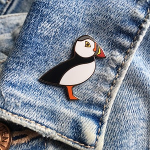 Puffin Enamel Pin, Puffin Pin, Puffin Pin Badge, Puffin Lapel Pin ...