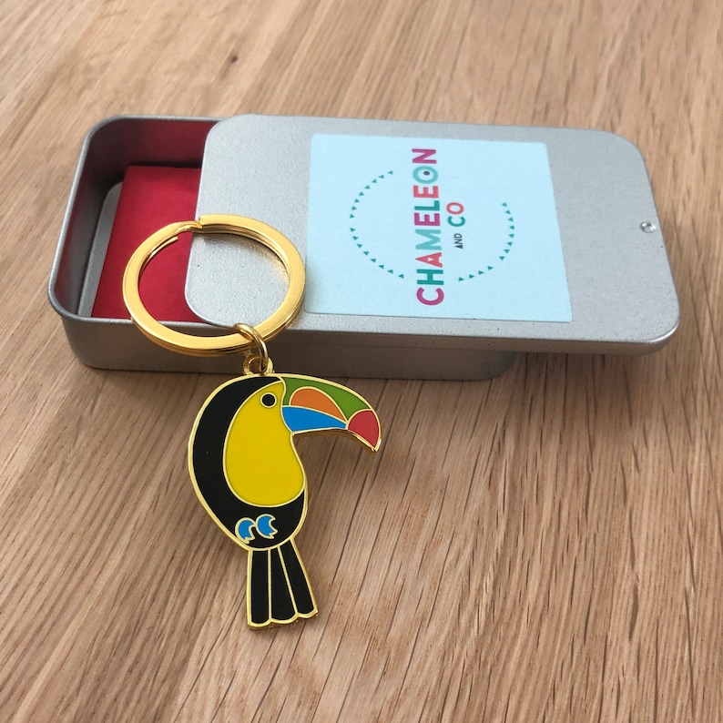 Toucan Keyring Toucan Keychain Toucan Toucan Accessory - Etsy
