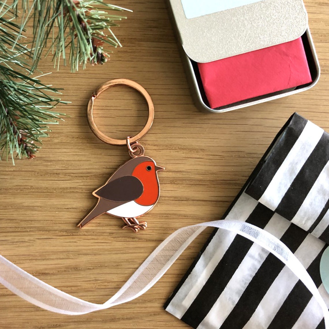Robin Remembrance Gift Robin Memorial Gift Robin Keyring - Etsy