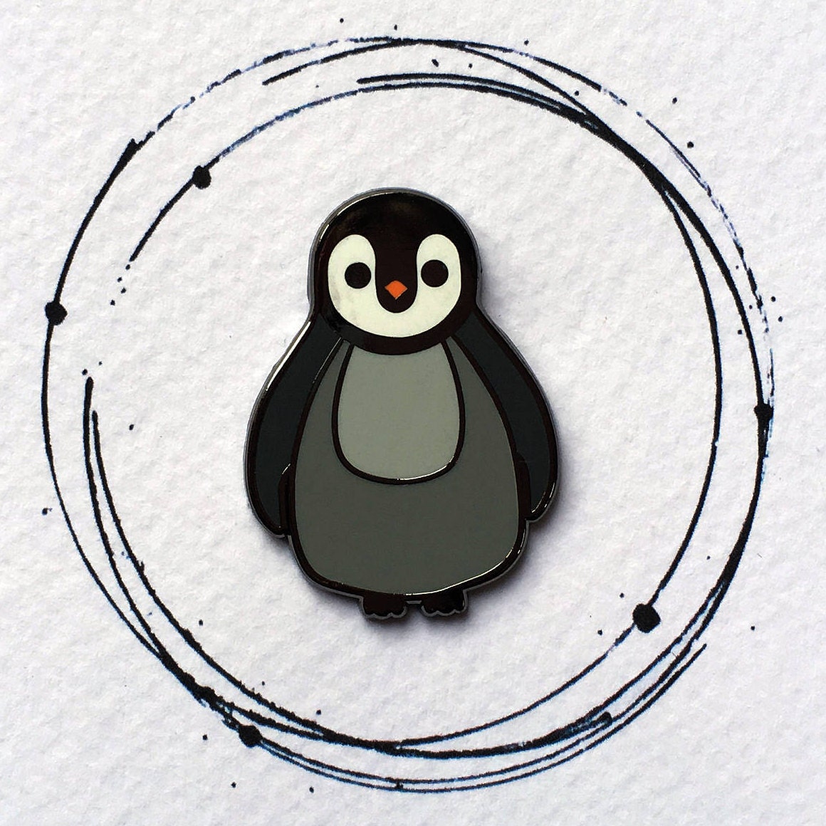 Penguin Enamel Pin Cute Penguin Enamel Pin Cute Penguin - Etsy