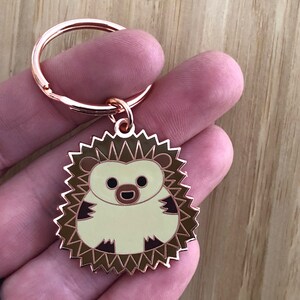Hedgehog Keyring, Hedgehog Key Chain, Hedgehog Accessory, Hedgehog Gift ...