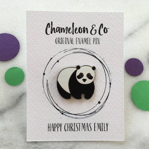 Panda Enamel Pin, Panda Pin Badge, Panda Pin, Panda Badge, Panda Lapel ...