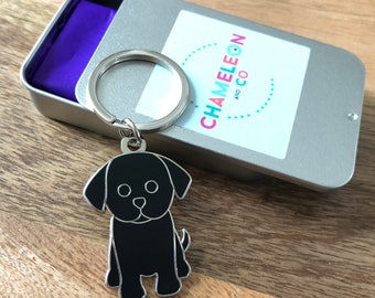 Dog Key Ring - Etsy UK