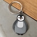 Penguin Key Ring, Cute Key Ring, Animal Key Ring, Christmas Key Ring ...