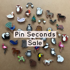 Enamel Pin Seconds Sale, Pin Seconds, Pin Sale, Discounted Pin ...