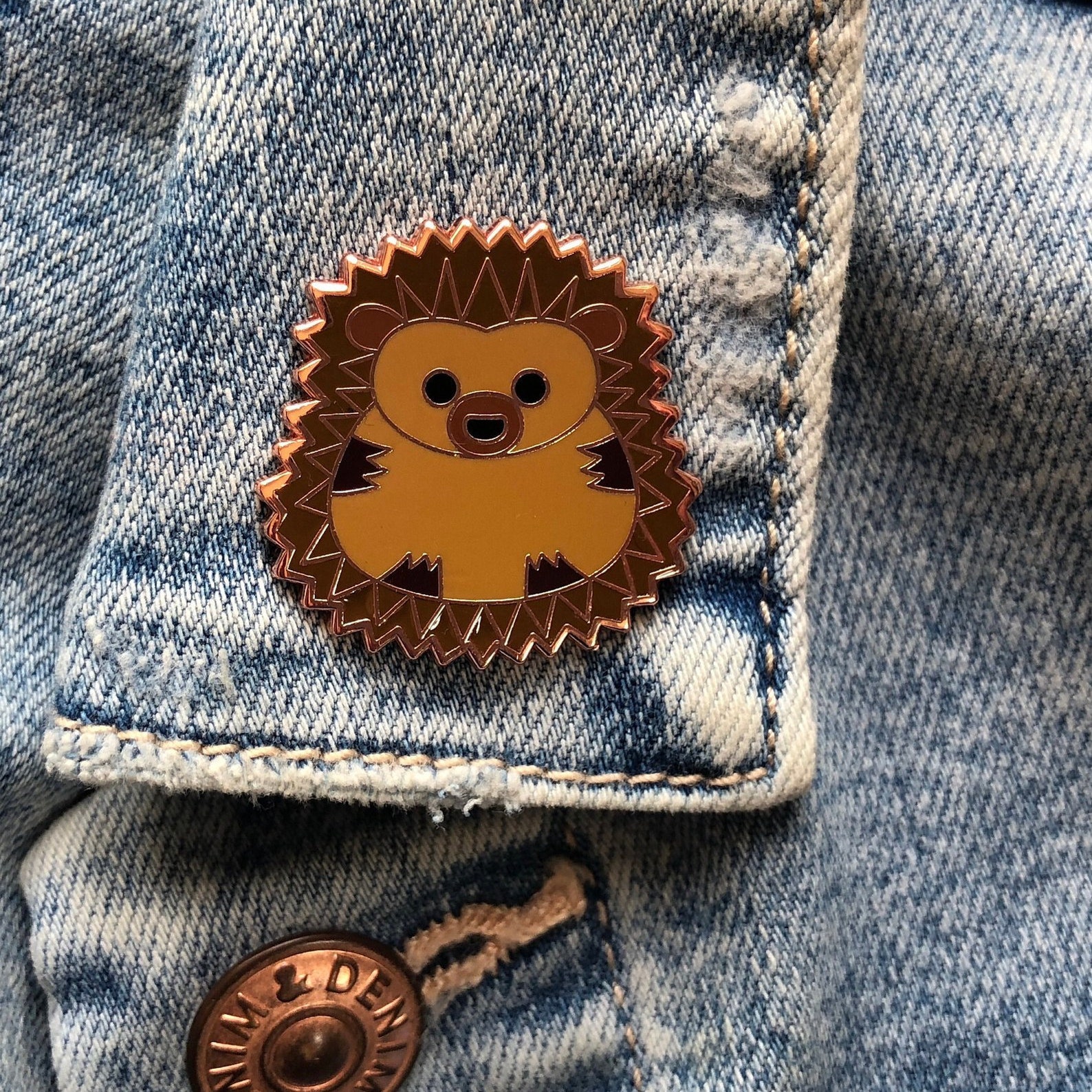 Sending Hedgehugs Hedgehog Pin Badge Hedgehog Gift Gift for - Etsy