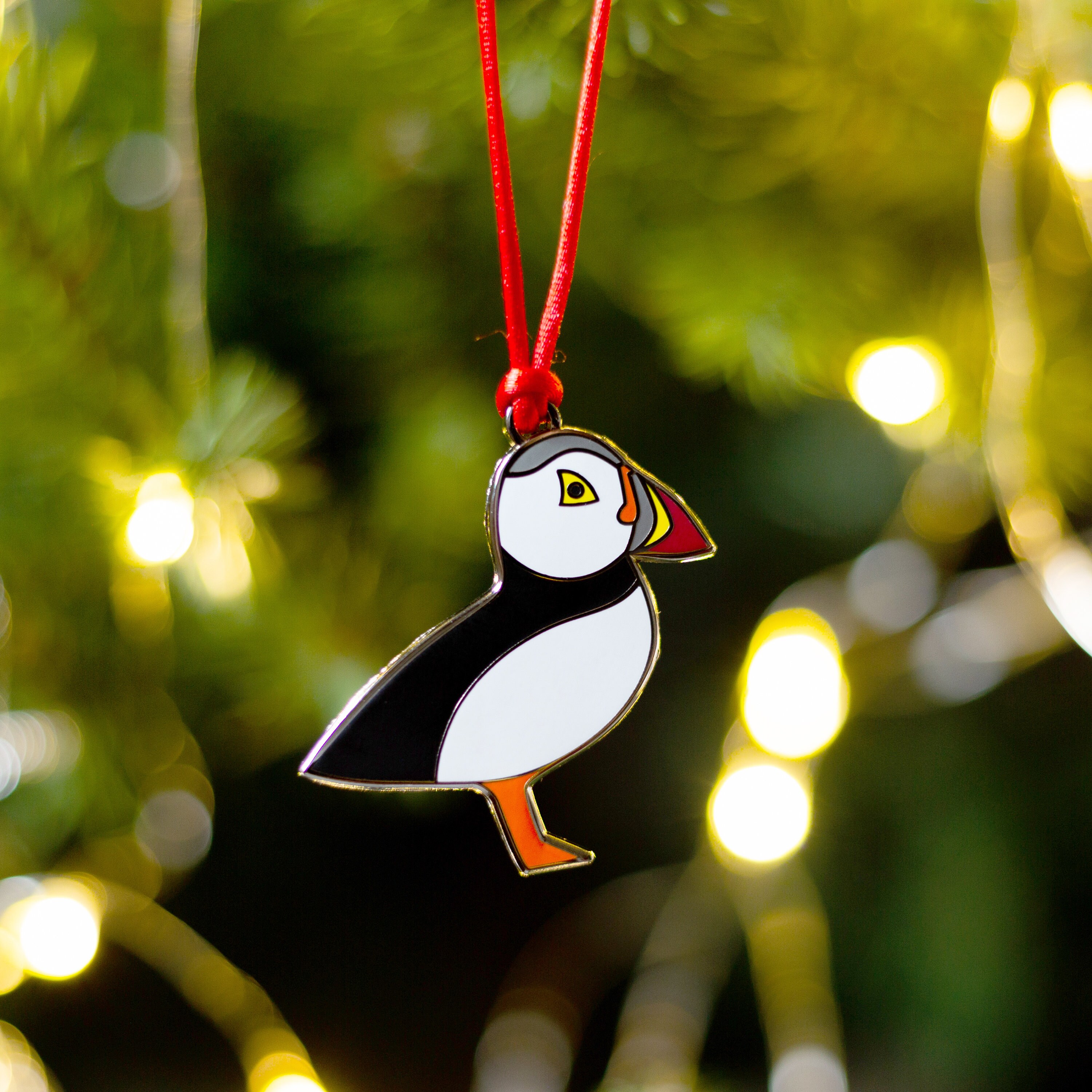 Puffin Christmas Decoration Puffin Hanging Decoration Puffin - Etsy UK