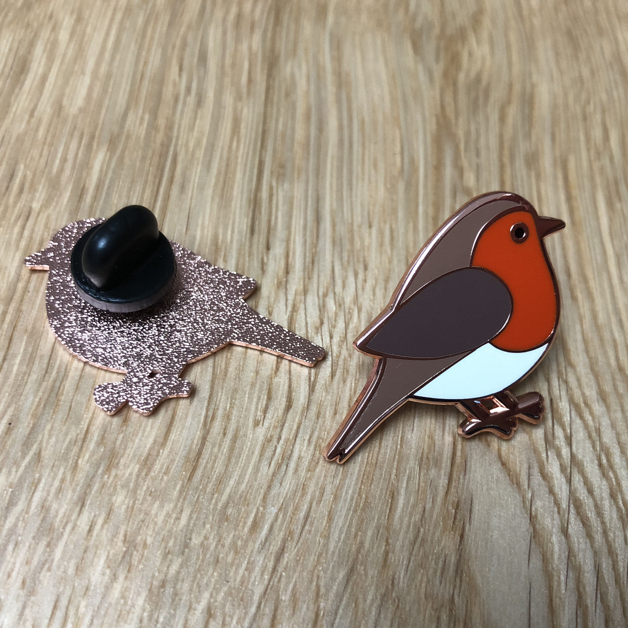 Robin Enamel Pin Robin Christmas Pin Badge Robin Accessory - Etsy