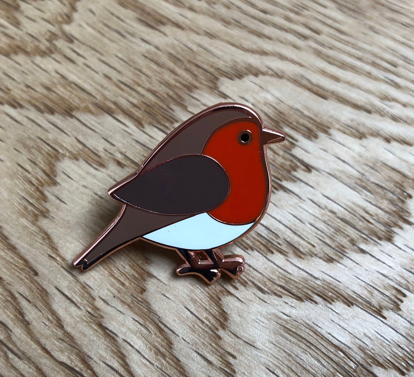Robin Enamel Pin Robin Christmas Pin Badge Robin Accessory - Etsy