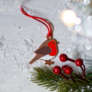 Robin Christmas Decoration, Robin Hanging Decoration, Robin Christmas ...